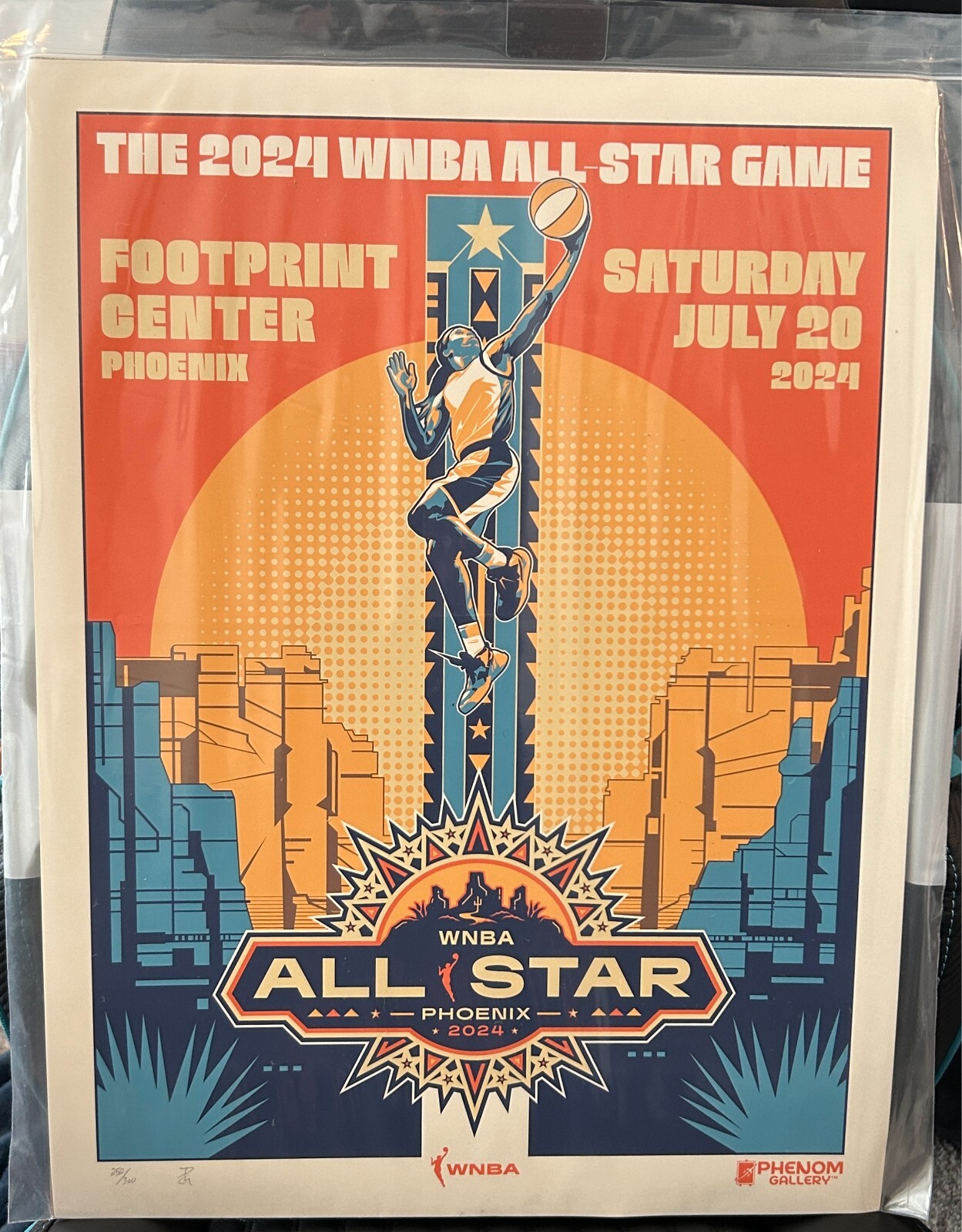 2024 WNBA All Star Game Poster Lithograph /300 Caitlin Clark RC | eBay