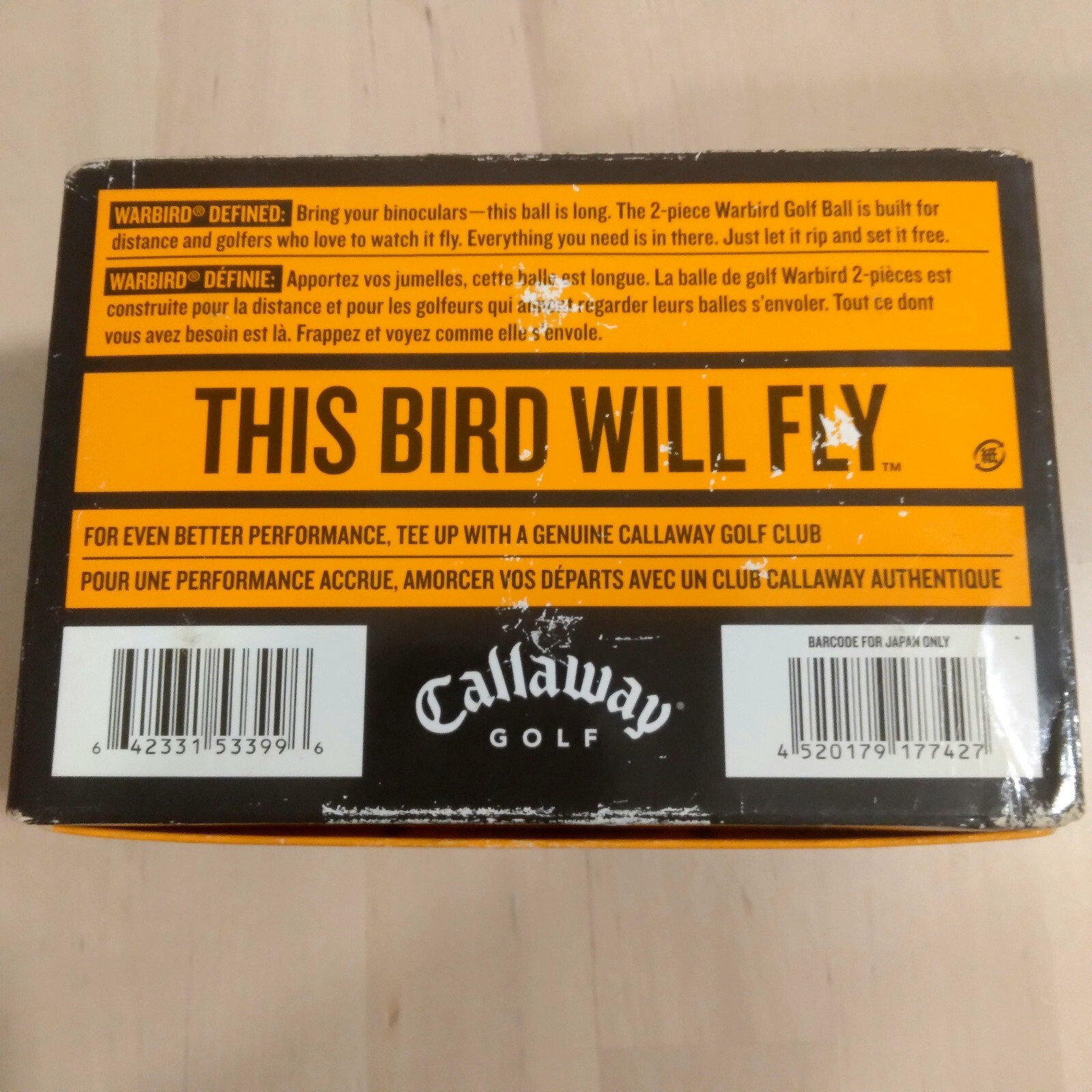 Callaway Warbird Golf Balls, Pack of 12, 2-piece Distance Balls, Brand ...