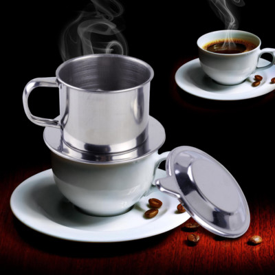 Vietnam Edelstahl Kaffeefilter Vietnamesisch Kaffeetasse Kaffeebereiter ...
