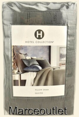 Hotel Collection COMPOSITE KING Quilted Pillowshams MSRP $240 | eBay