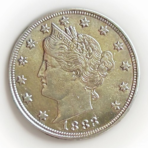 1883 Liberty Head Nickel Without V - BU (Part Of A Complete Type Set ...