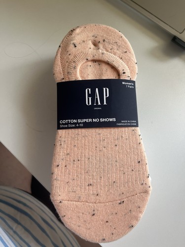 New Gap Socks Women’s 7 Pairs Multicolor Cotton Super No Show Casual Sock | eBay