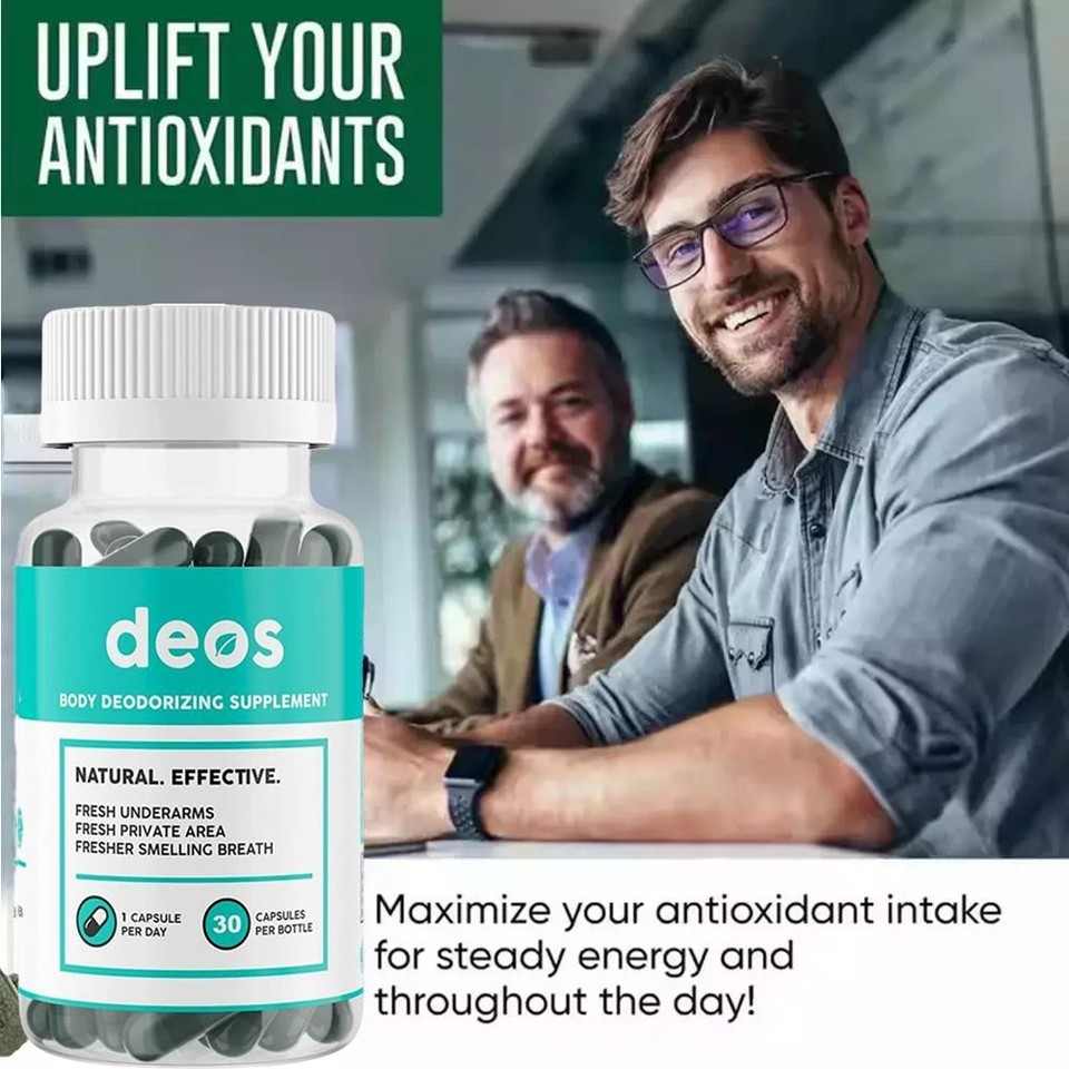 DEOS Internal Deodorant Supplement – DEOS Full Body Deodorizer - (30 ...