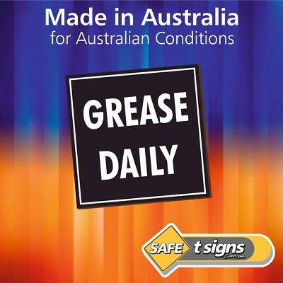 Grease Daily - Sticker 40 x 40mm - Self Adhesive Vinyl Decal ...