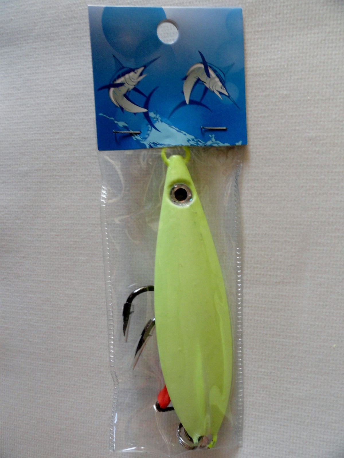 1 to 10 pcs Flat Fall Keel 250g/9oz Glow Vertical Jigs Saltwater Lures ...