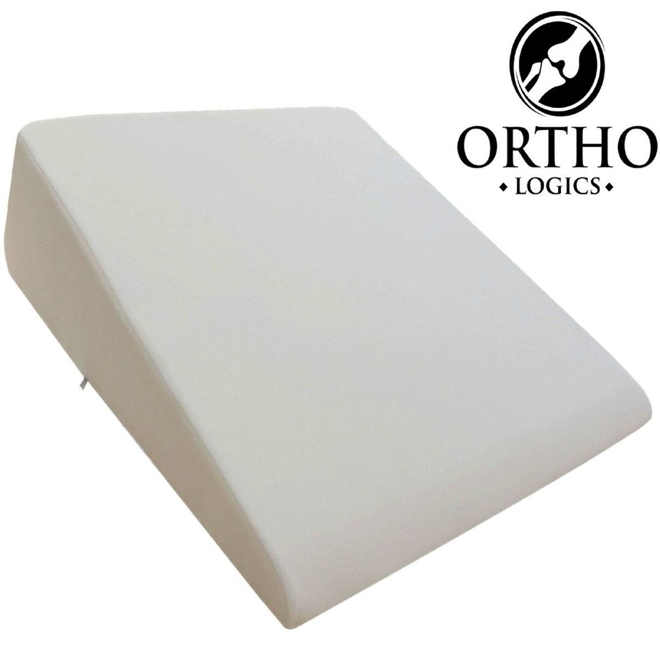 Orthologics LARGE Bed Wedge Raised Pillow Acid Reflux GERD Memory Foam ...