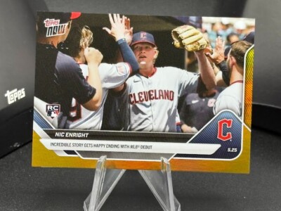 Nic Enright Rookie RC - 2025 MLB Topps NOW® - Card #216 - GOLD FOIL /50 ...