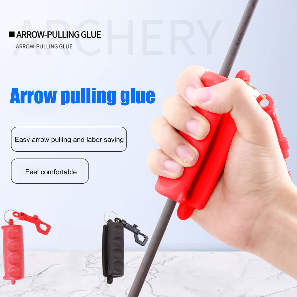 Outdoor Silicone Arrow Puller with Clip Archery Bow Remover (Red) | eBay