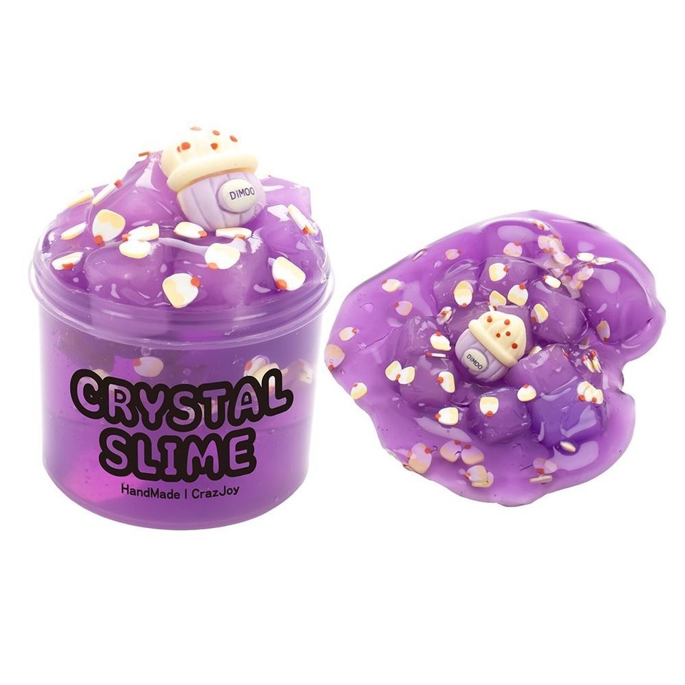 Cat Claws Crystal Slime Jelly Cube Crunchy Slime Slime Kit for Girls ...