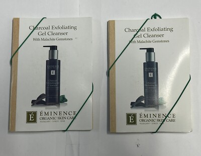 Eminence Charcoal Exfoliating Gel Cleanser 3ml SAMPLE - Set of 12 ...