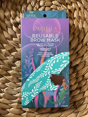 Disney Mermaid Pacifica Beauty Reusable Brow Mask 100% Silicone w ...
