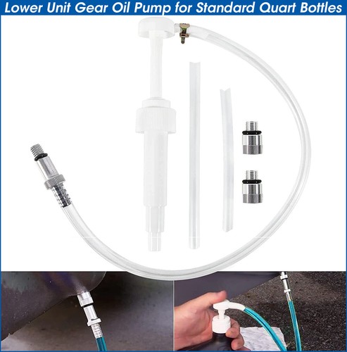 Marine Lower Unit Gear Oil Pump Manual Lube Transfer Pump for Standard ...