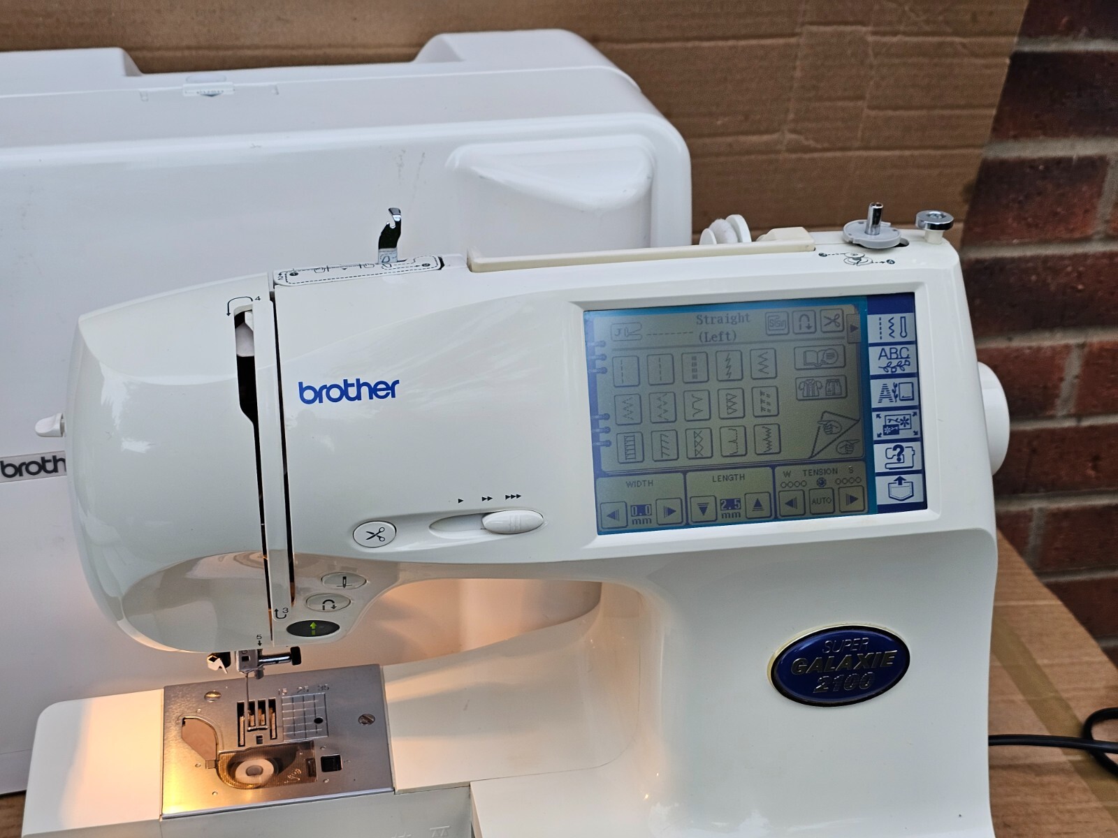 Brother Super Galaxie 2100 Embroidery Sewing Machine with Case | eBay UK