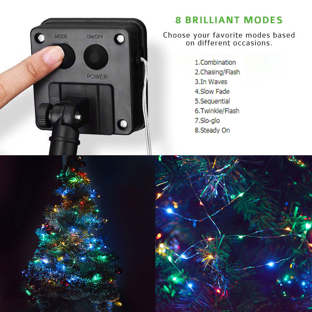 Solar String Lamp LED Fairy Lamp Waterproof Copper Wire Atmosphere ...