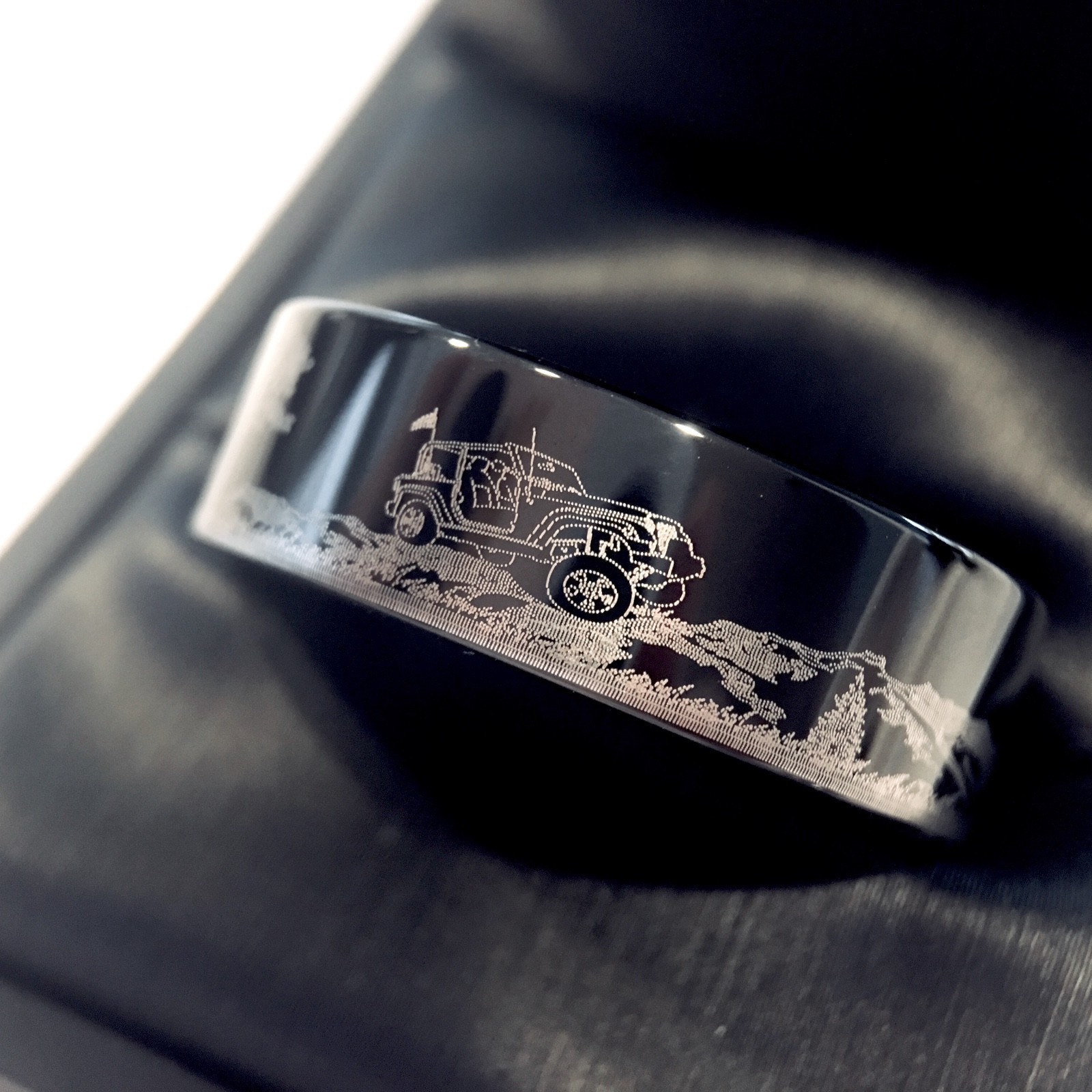 Jeep Wrangler Wedding Bands, Mens Engagement Ring, His Promise Ring ...