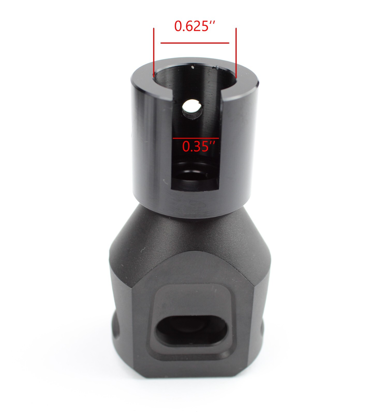 Black Muzzle Brake/Linear Compensator Compatible with Ruger 10/22 1022 ...