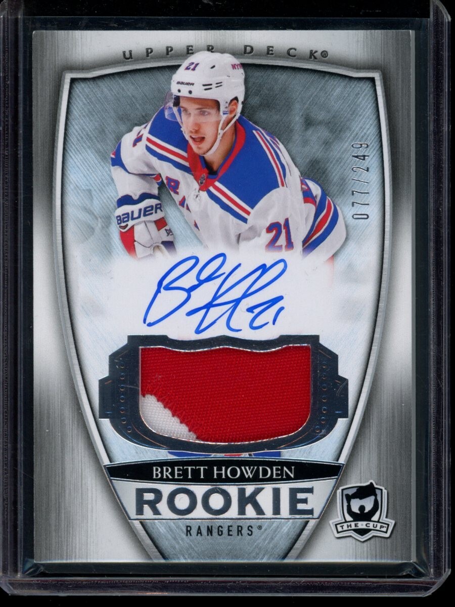 2018-19 Upper Deck The Cup Brett Howden Rookie Patch Auto RPA /249 | eBay