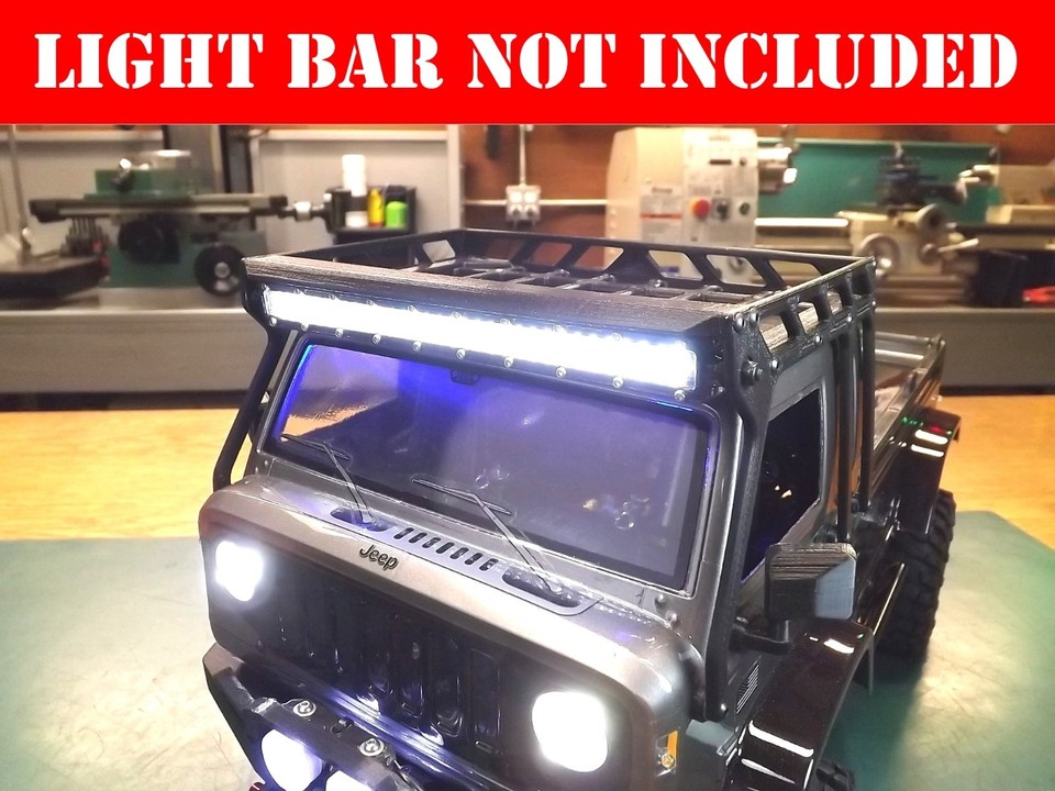 RCDM Front Roof Rack For The Axial Jeep "Mighty" FC Crawler Body ...