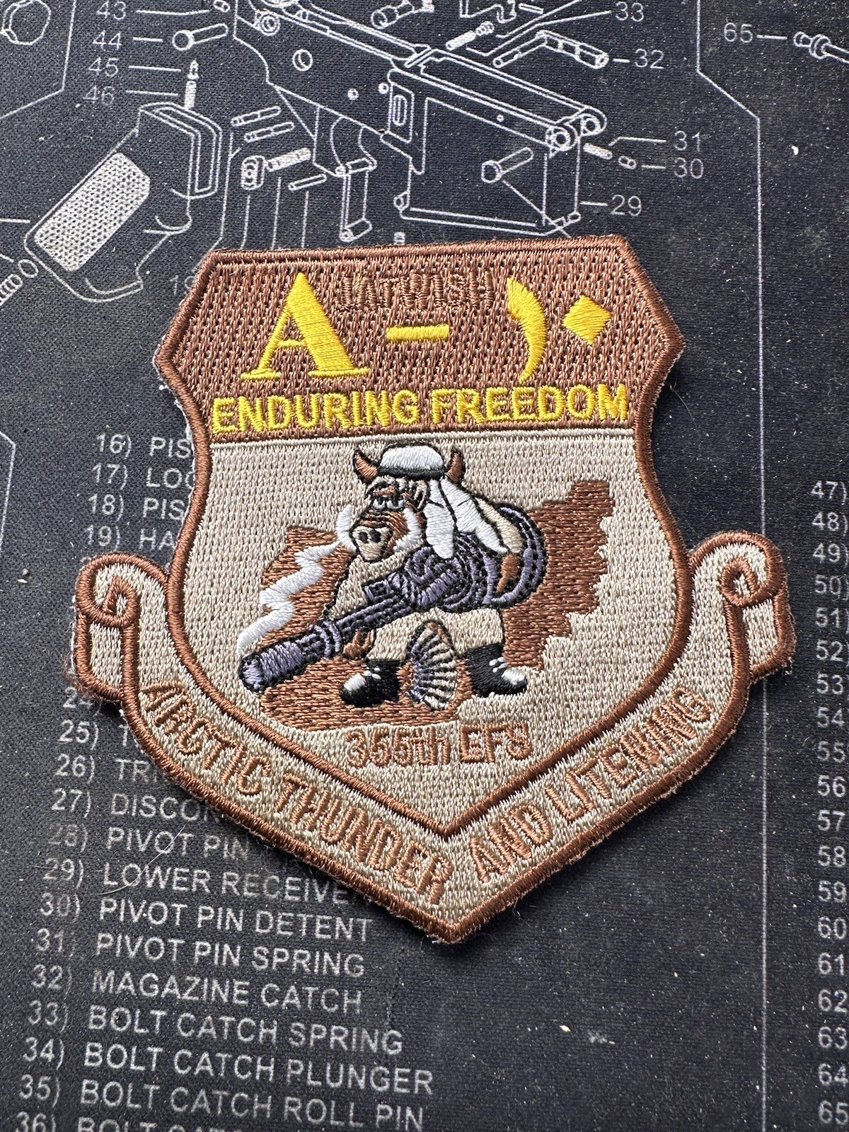 USAF OEF/OIF 355th EFS A-10 WARTHOGS PATCH | eBay