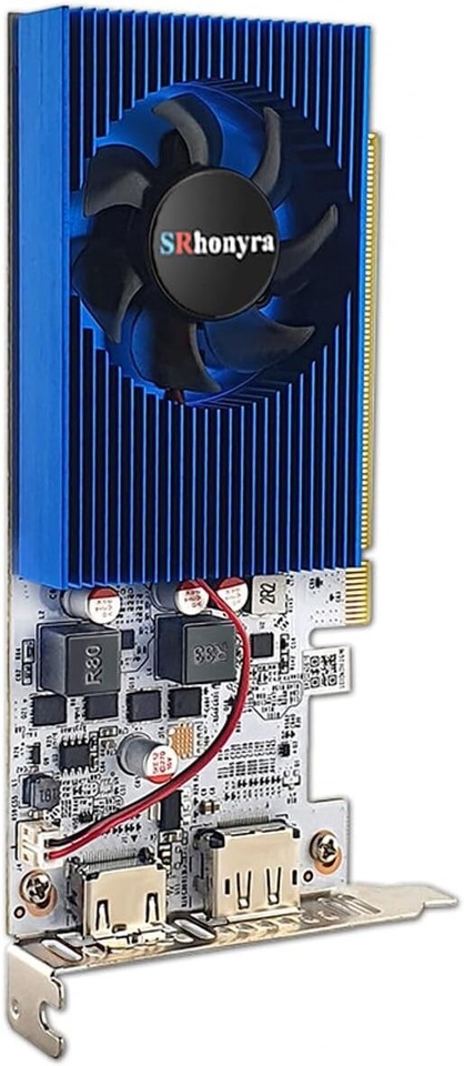 GT 1030 4GB GDDR4 HDMI DP Low Profile Graphics Card PCIe X4 X8 X16 25 ...