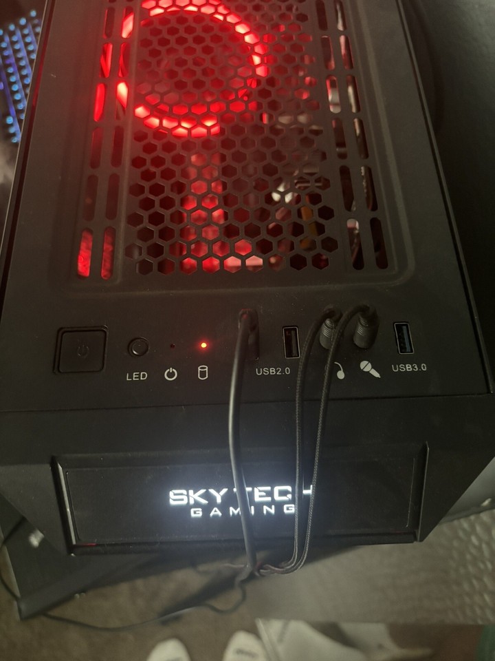 SkyTech Blaze II Gaming Computer PC Desktop Used | eBay