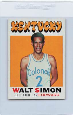1971/72 Topps #214 Walt Simon Colonels EX/MT *DA8558 | eBay