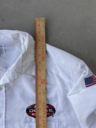 Cintas Shirt Size XL White Official NASCAR Dodge Weekly Series Uniform ...
