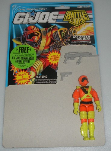 1994 Vintage G.I. GI Joe 3.75 ARAH Cobra Ice Cream Soldier Figure ...