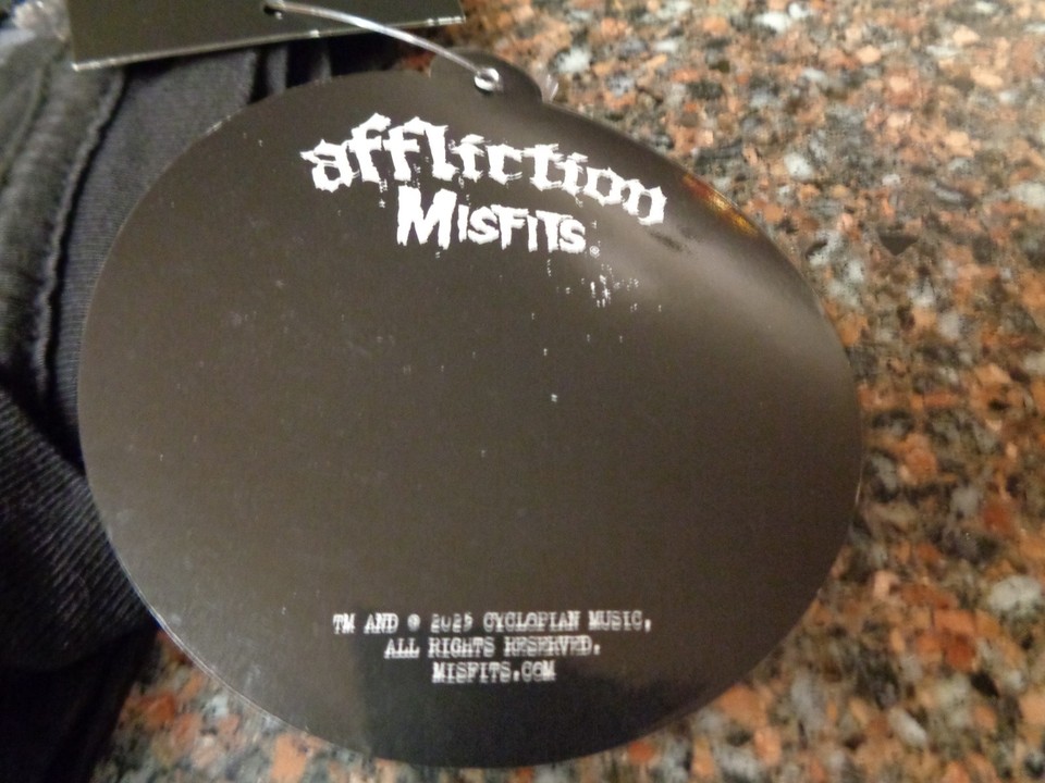 Affliction x Misfits Men's Large T-Shirt Wings Black Wash Official NWT ...