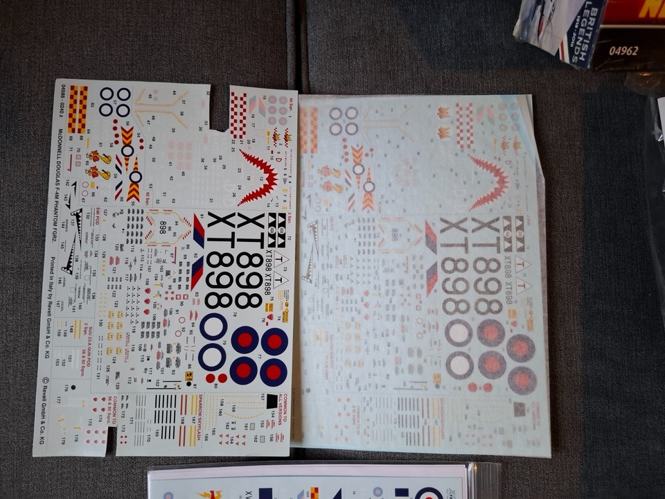 2 X Revell 1/48 F-4 Phantom FGR.2 British( 2 KITS IN 1 BOX ...