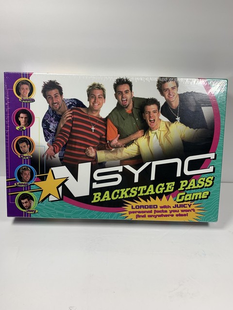 Nsync backstage pass game unopened - sopsecrets