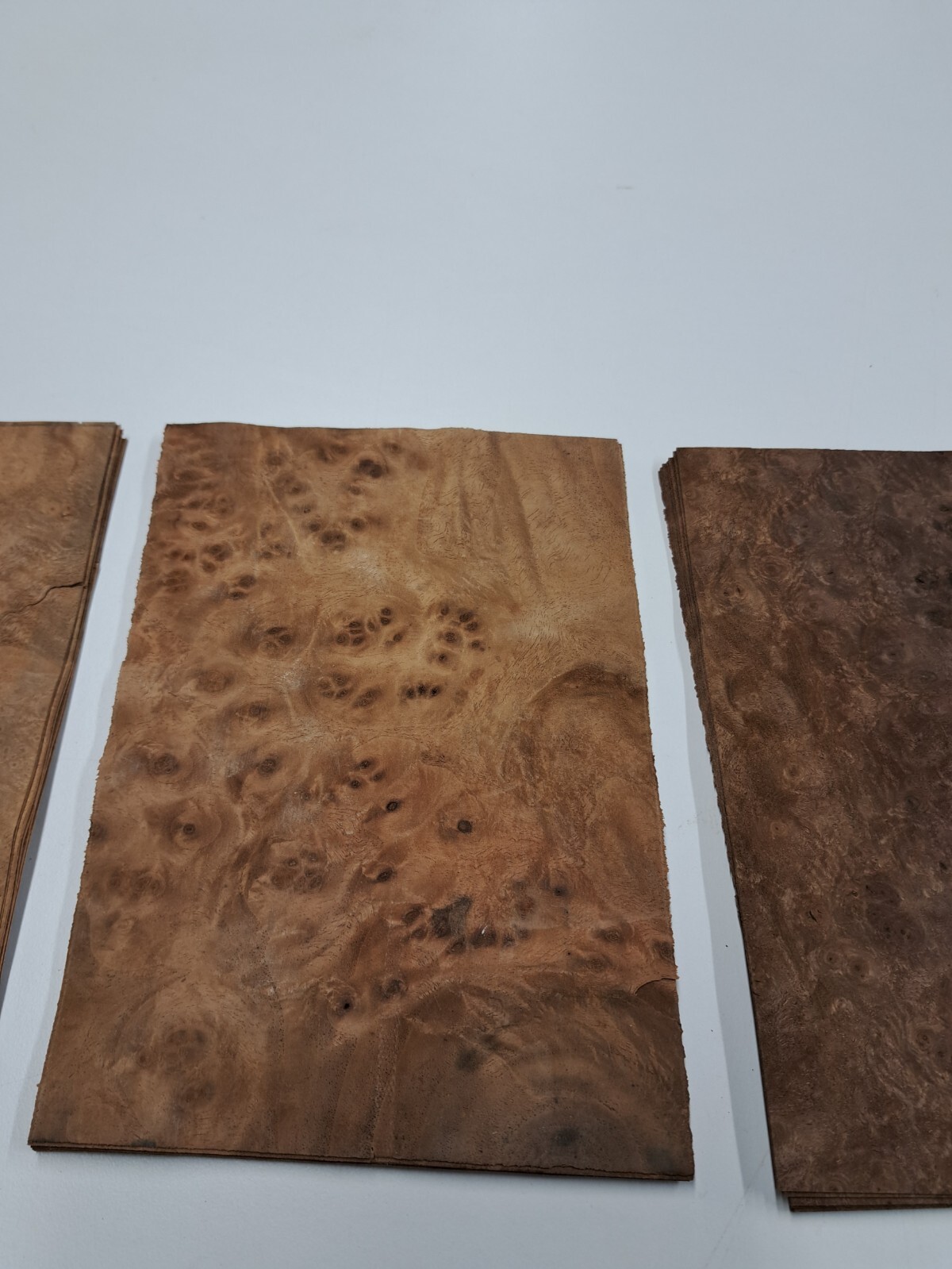 Wood Veneer Sample Pack - 10 PIECES 220mm x 150mm - for marquetry ...