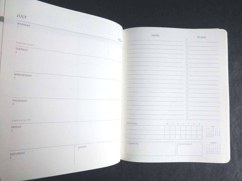 2024-2025 Diary Eccolo 18month Weekly & Monthly Planner Asst-Look Cover ...