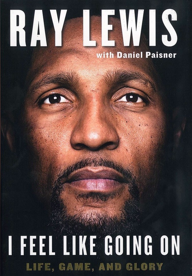 Ray Lewis autographed auto signed autograph I Feel Like Going On ...