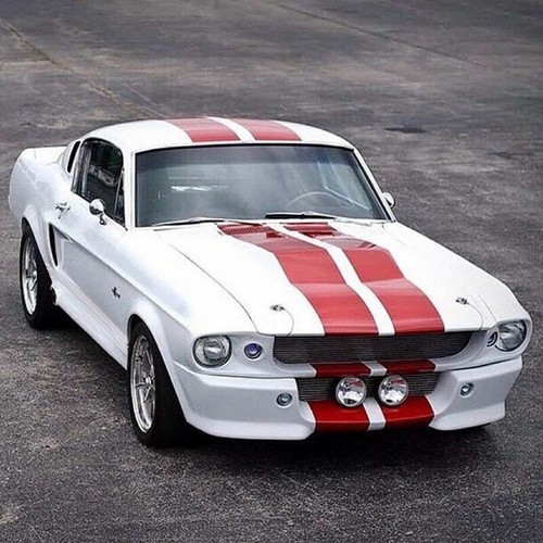 Decal Sticker Stripe Kit for Classic Ford Mustang 67-73 Fastback ...