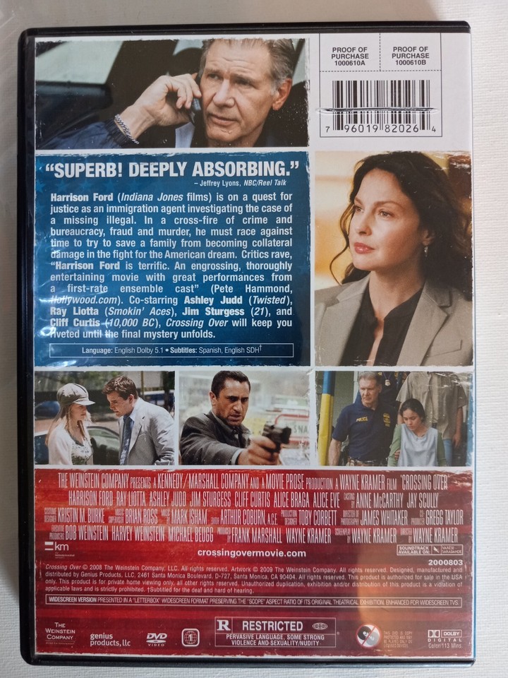 Crossing Over DVD 2009 | eBay
