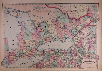 Pre-1900 - Ontario Canada Map