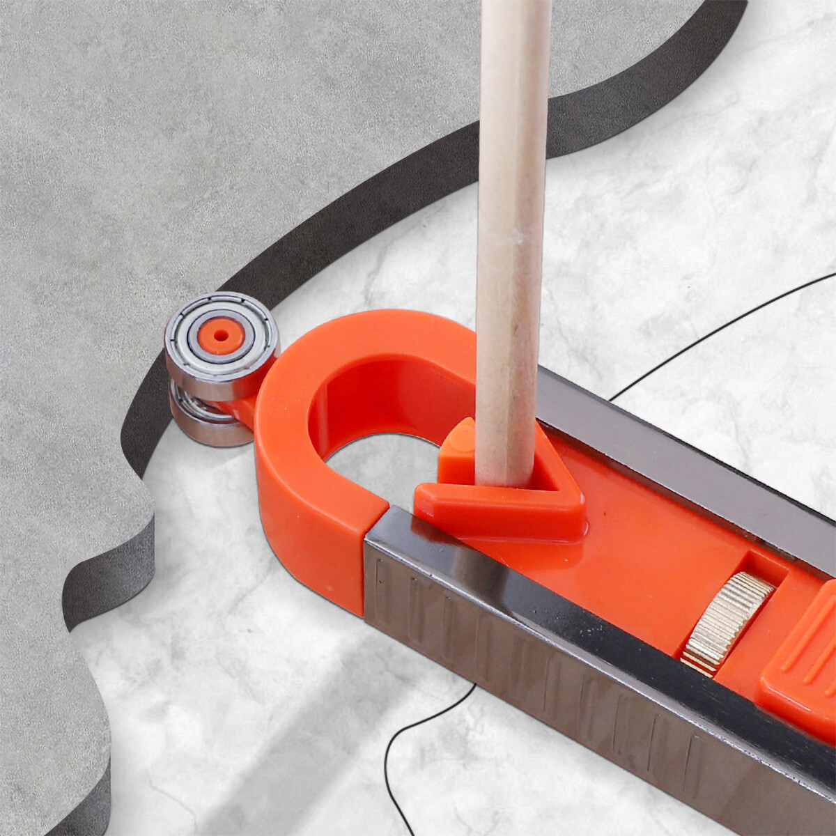 Contour Gauge with Adjustable Lock Precise Profile Scribe Ruler for ...