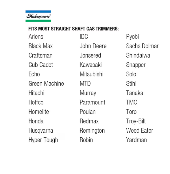 Shakespeare Universal Fit Metal Blade String Trimmer Replacement Head ...