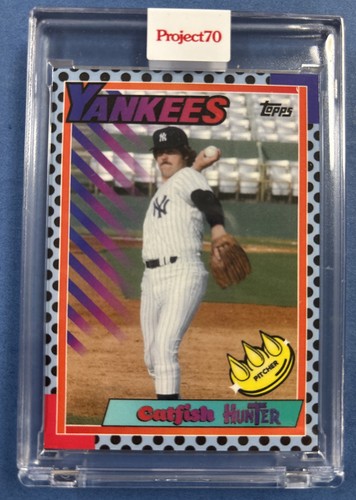 2021 Topps Project70 Catfish Hunter Card 386 By Claw Money New York ...