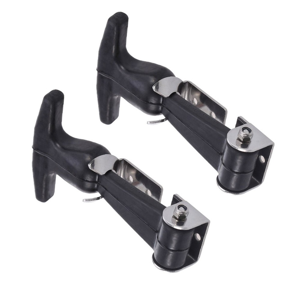 2 PCS Stainless Steel Buckle Trailer Rubber Latch Utility Bed Door ...