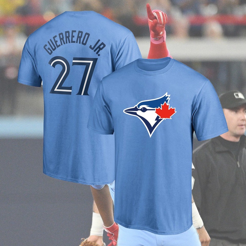 HOT! Vladdy Guerrero #27 Toronto Blue J Logo Name & Number Player Gift ...