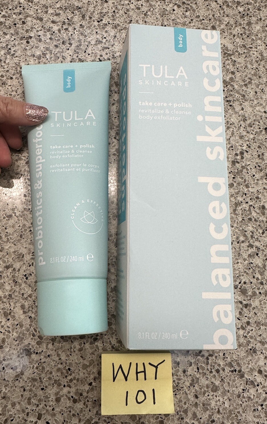 Tula Body Take Care + Polish Body Exfoliator 8.1oz/240mL JUMBO/FULL SZ ...