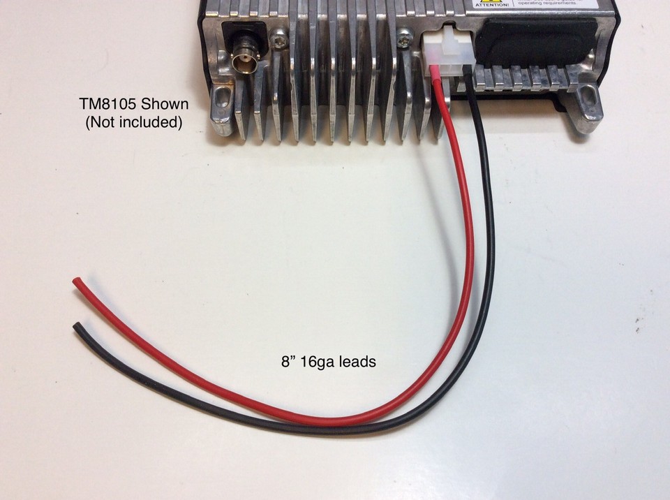 Tait 2-way Radio Power Leads - Set Of 2 TM8105 TM8110 TM8115 TM8235 VHF ...
