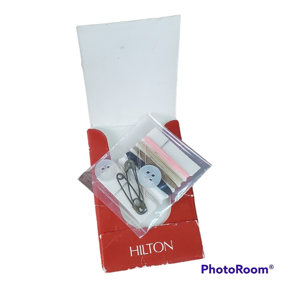 Hilton Hotel Mini Sewing Kit and 3 Celanese Piping Systems Mini Mending ...