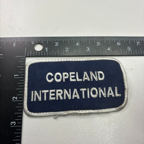 USED Advertising / Uniform COPELAND INTERNATIONAL Patch 39TW | eBay