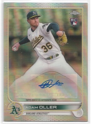2022 Topps Chrome Update Baseball Adam Oller Rookie Auto AC-AO | eBay