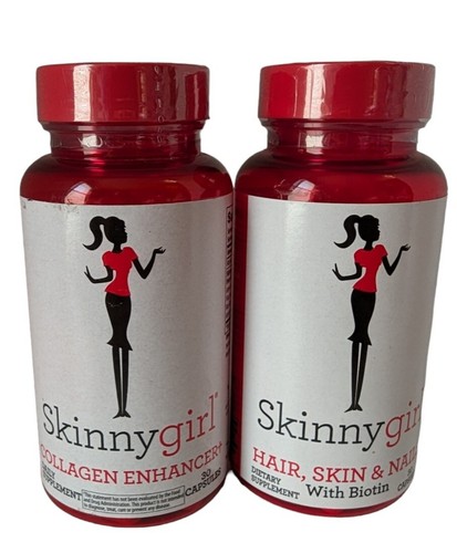 Skinnygirl COLLAGEN Enhancer, HAIR, SKIN NAILS Supplements 30 Caps 2x ...