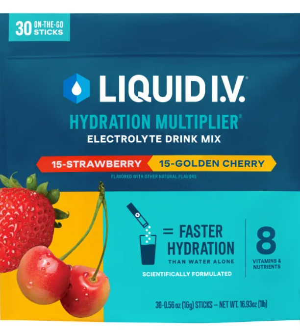 Liquid I.V. Hydration Multiplier 30 Individual Serving Stick Variety ...