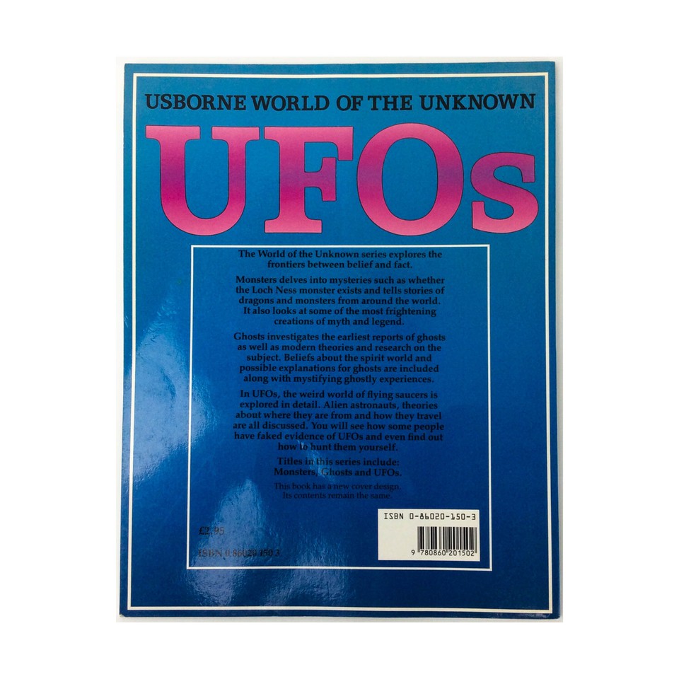 Usborne Reference Books Usborne World of the Unknown - UFOs VG+ | eBay